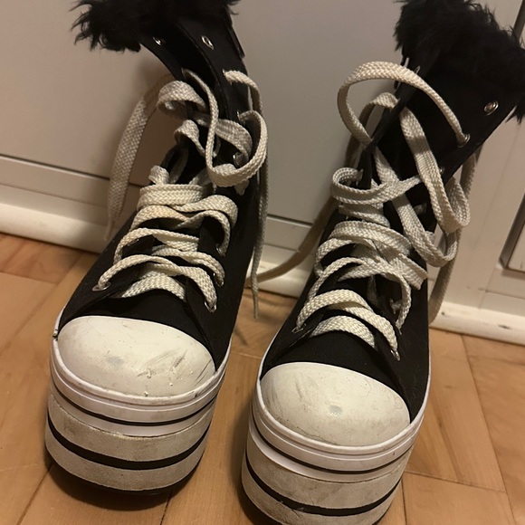 YRU | Shoes | Yru Elevation Sky Platform Hightop Sneakers | Poshmark